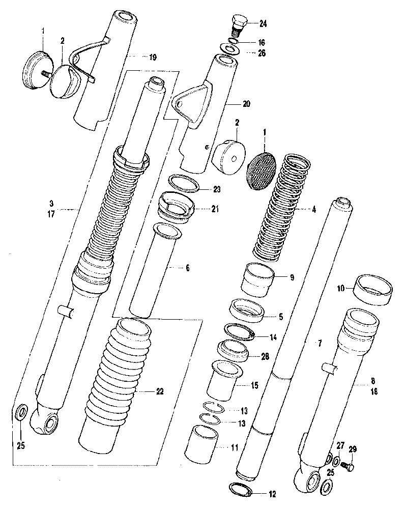 @ CT90K1_FRONT FORK_PARTS