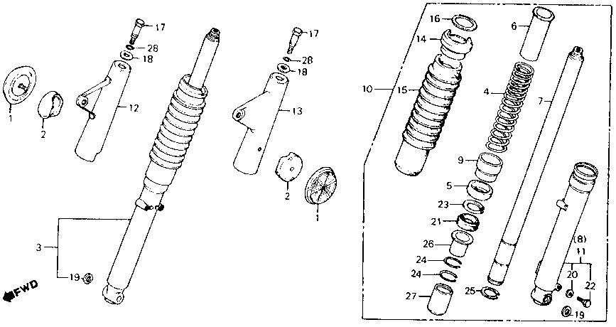 @ FRONT SHOCK ABSORBER