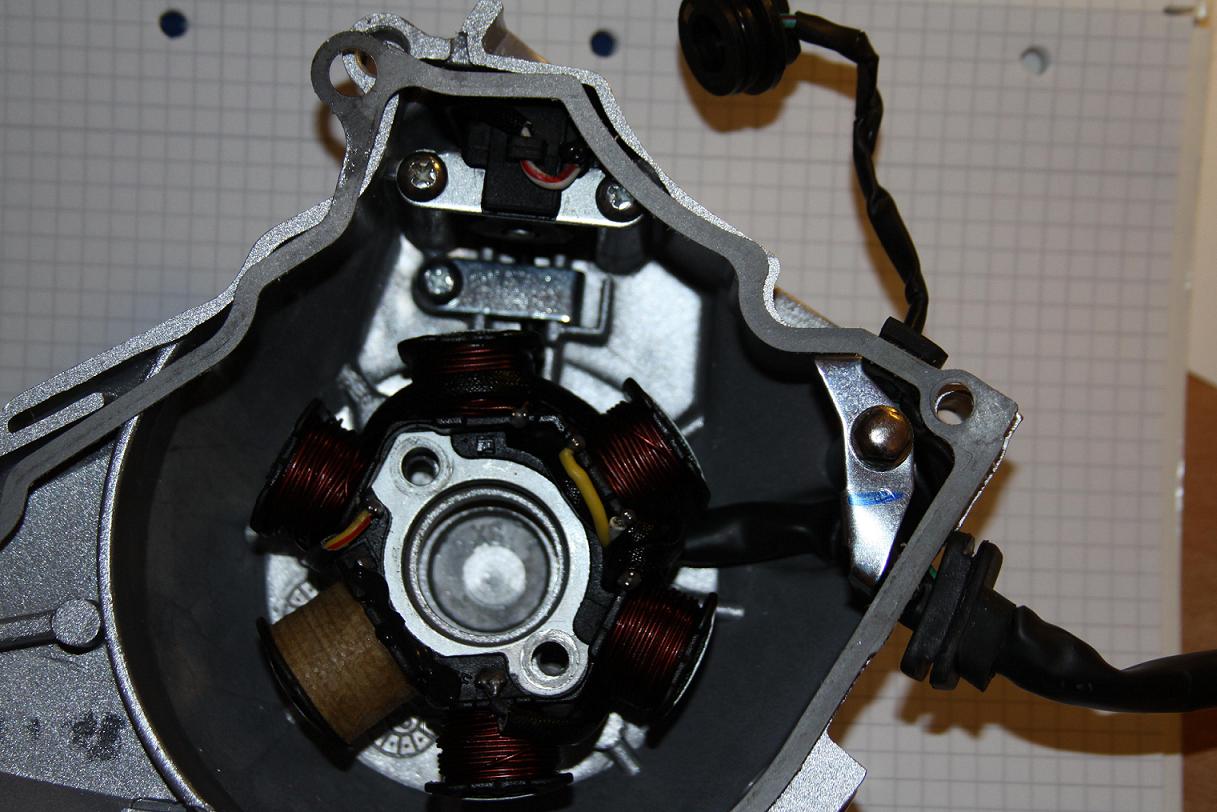 @ IF YOUR STATOR WIRE COLORS ARE YELLOW, WHITE, BLACK, GREEN/RED WHITE ...