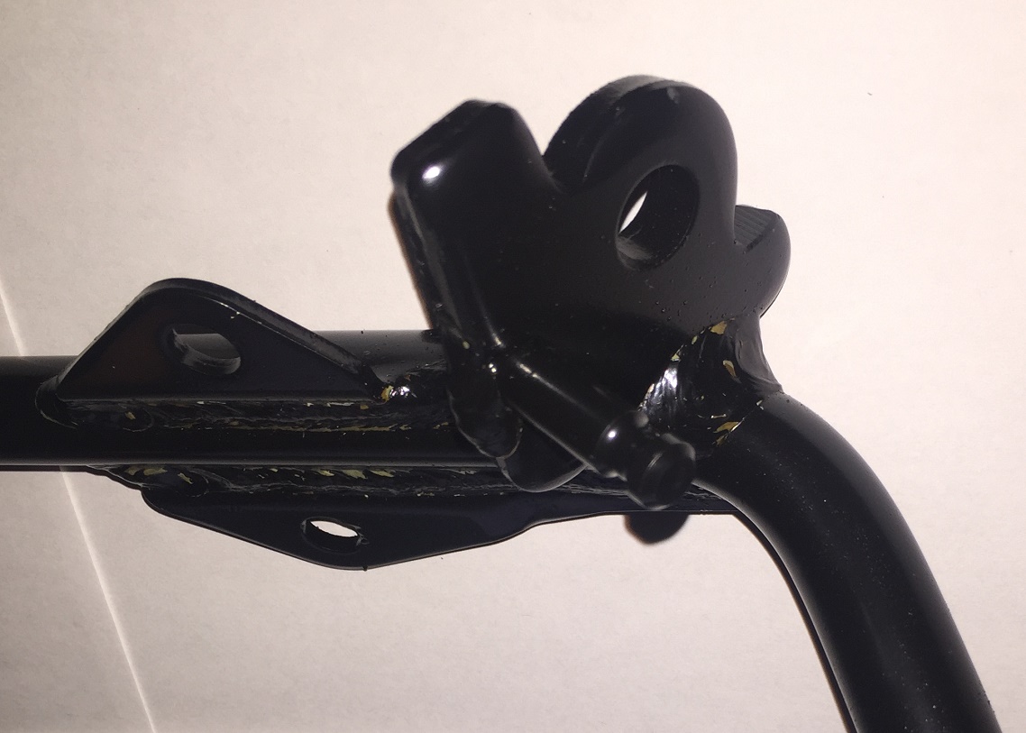 @ *FOOT REST/(STEP) WELDMENT with SIDE KICK STAND (ALL_CT110'S) 1/22M ...