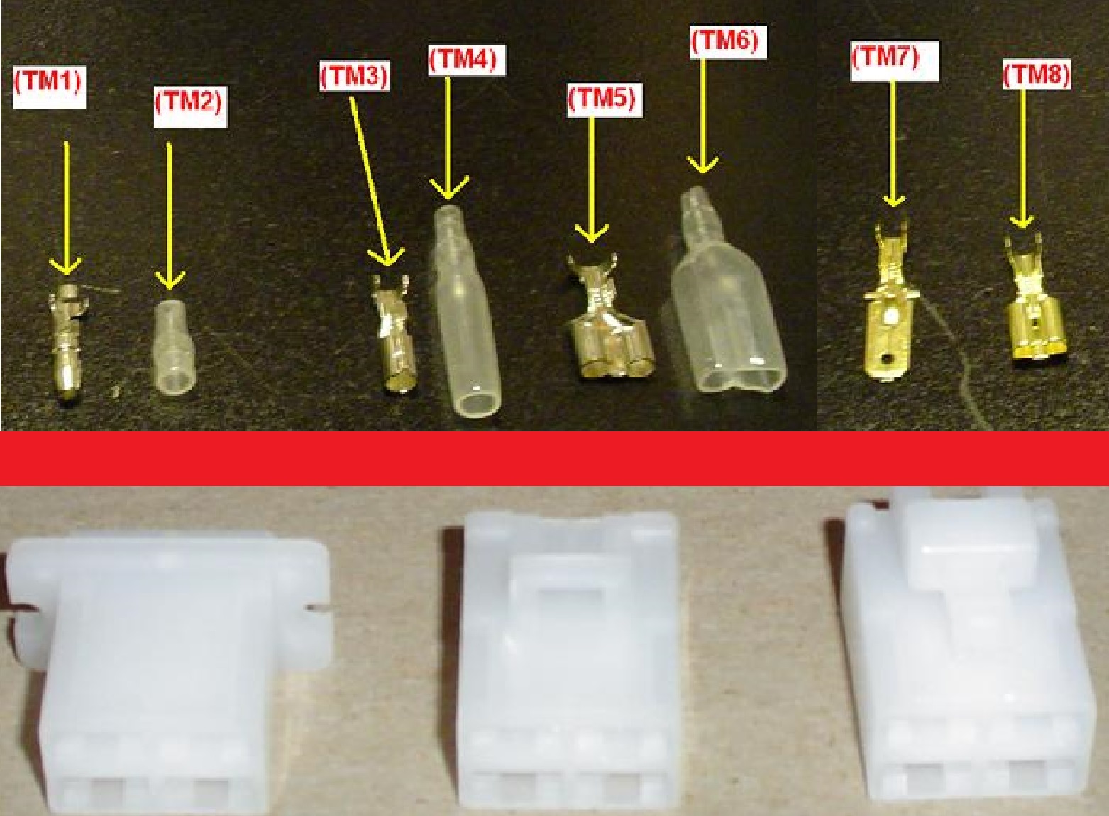 @ SOME COMMONLY USED TERMINALS AND CONNECTORS