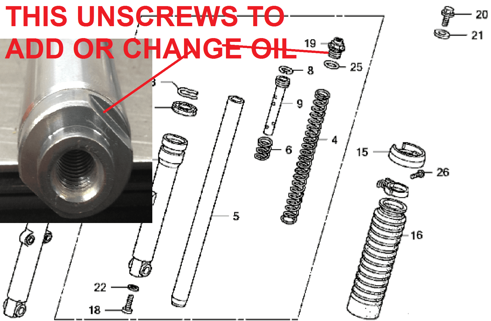 @ SUPER DUTY FRONT FORK KIT IF YOUR TIRED OF THE BANG !! CT90 / CT110 ...