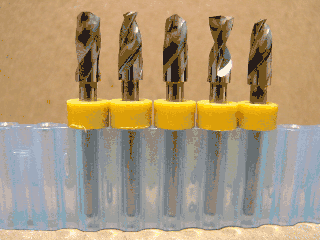 5 Pack Large Resharp Wire Size Drill Bits