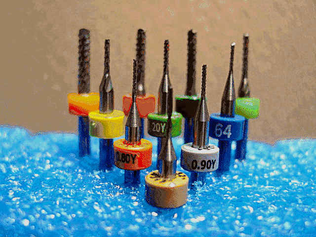 5pc Packs, New Wire Size/Decimal Router Bits