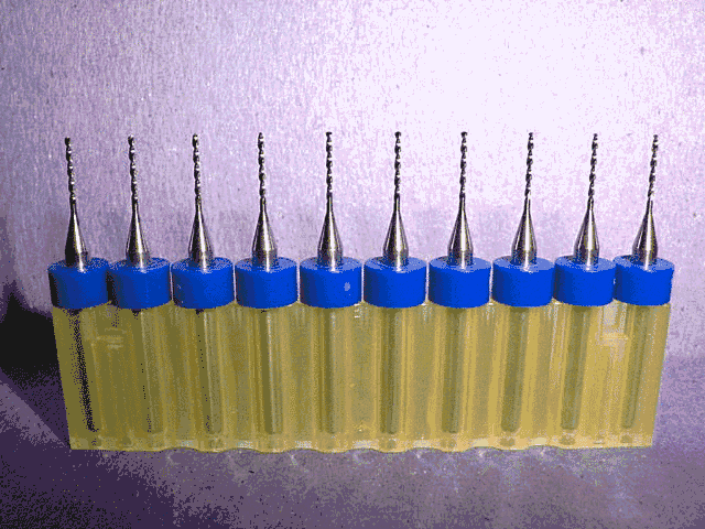 New Carbide 10pc Metric Drill Bit Packs (0.35mm - 3.15mm)