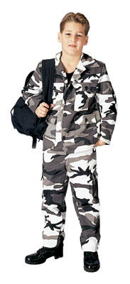 Kids Urban Camo BDU Army Jacket