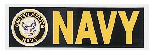 NAVY BUMPER STICKER