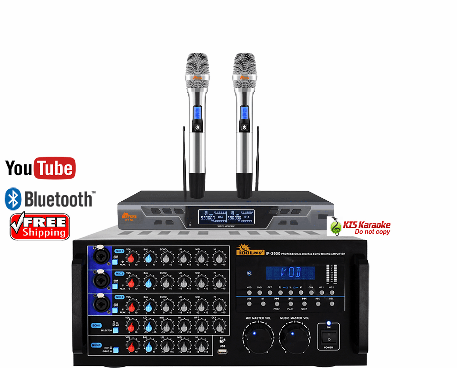 MIXING AMPLIFIER + MICROPHONE COMBO