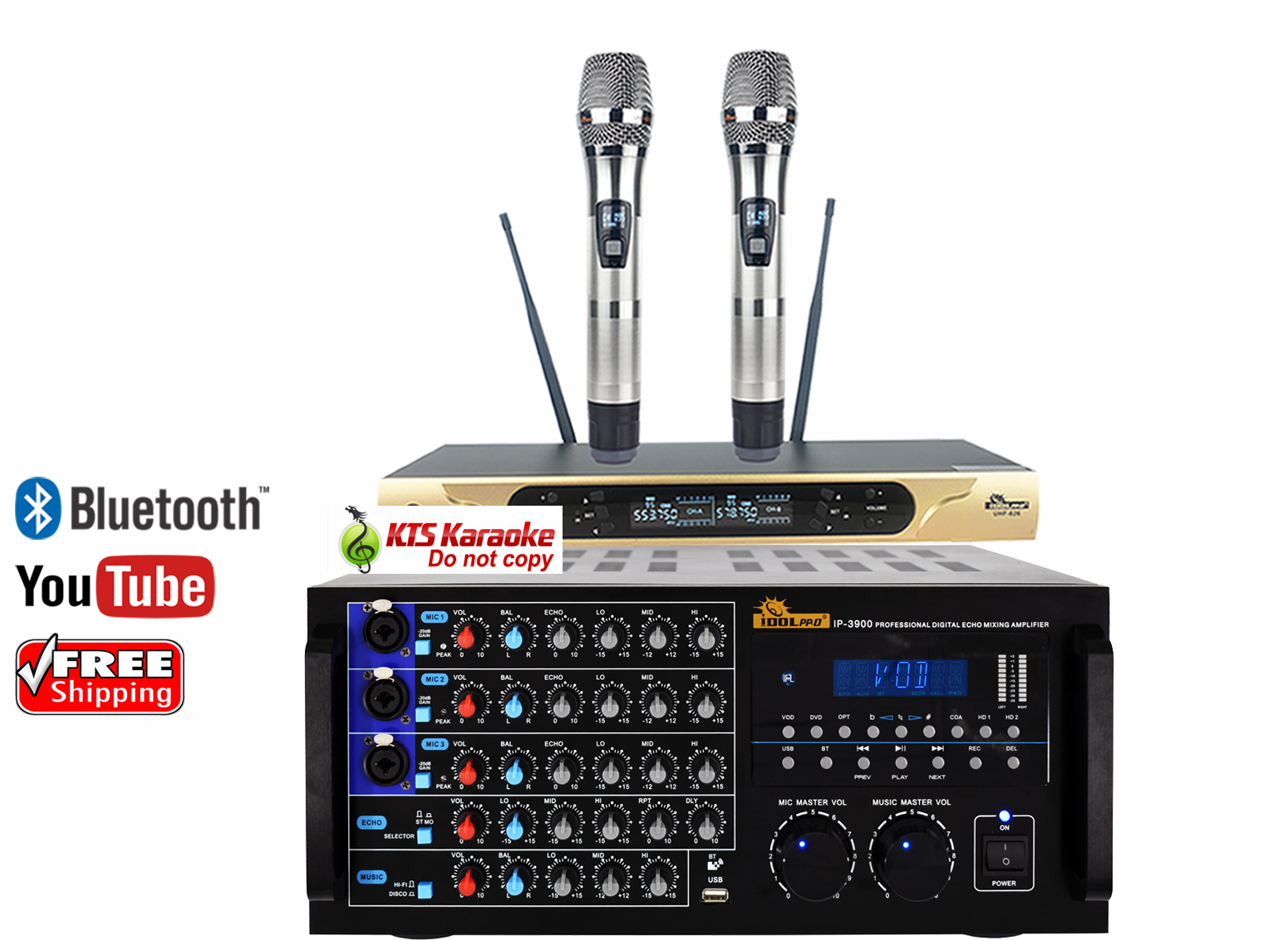 MIXING AMPLIFIER + MICROPHONE COMBO