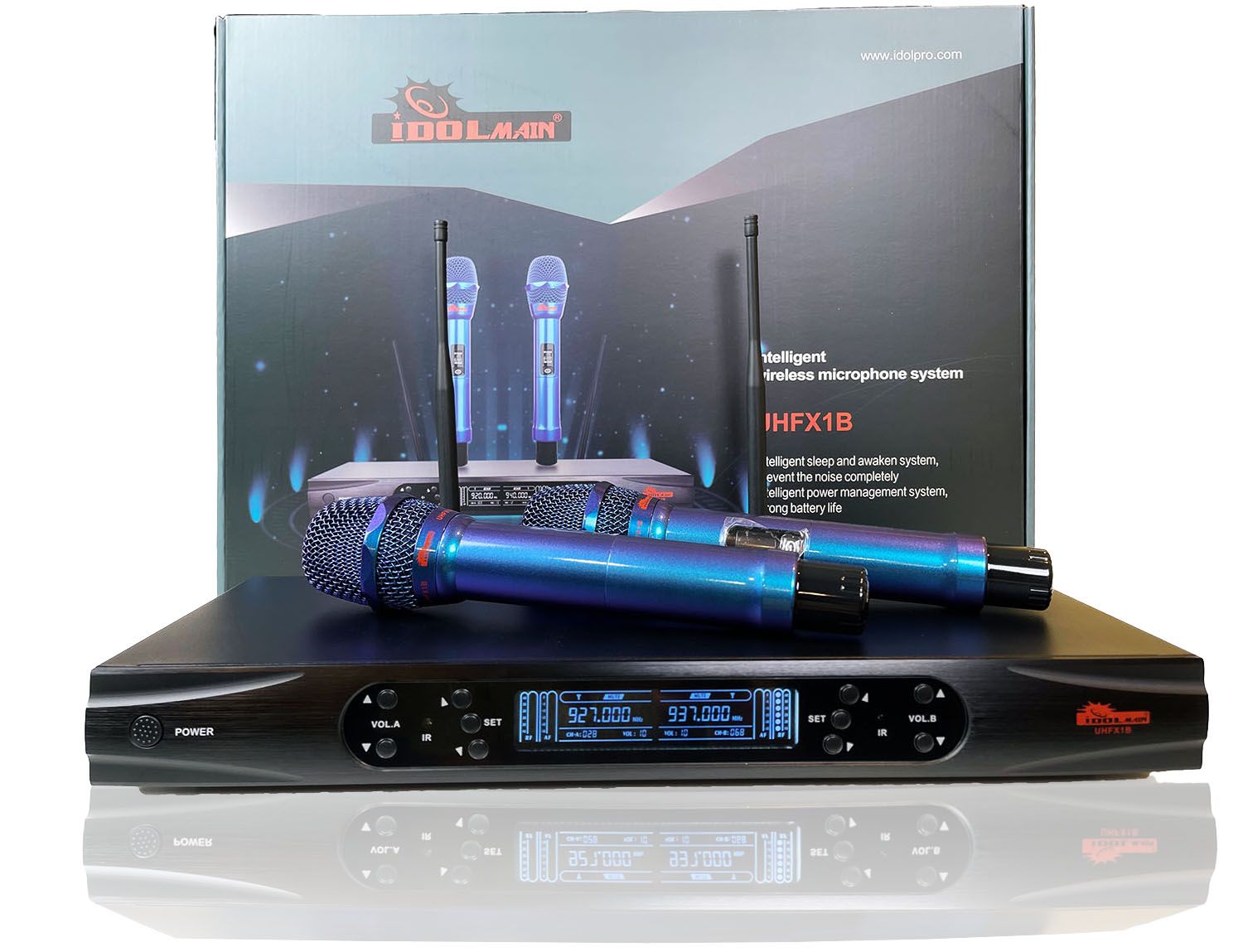 IDOLmain UHF-X1B Limited Edition Iridescent Blue Professional ...