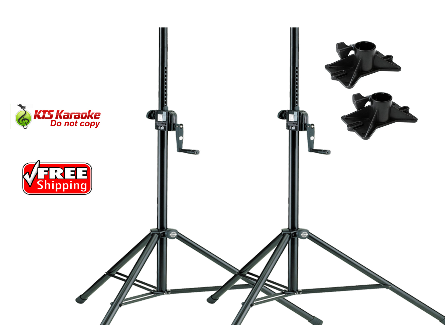 IDOlpro SPS-510 Heavy Duty Speaker Stands With Cranks