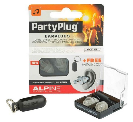 Alpine PartyPlug Music and Concert Ear Plugs (NRR 11) - Ear Plugs for ...