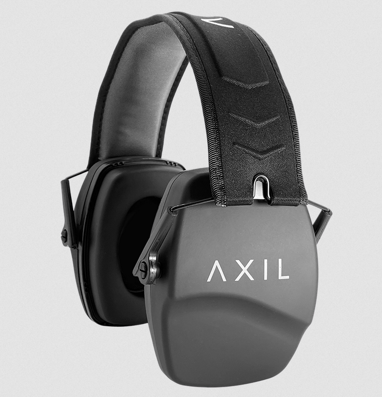 AXIL Trackr Passive Earmuffs (NRR 25) - Headband Style Ear Muffs