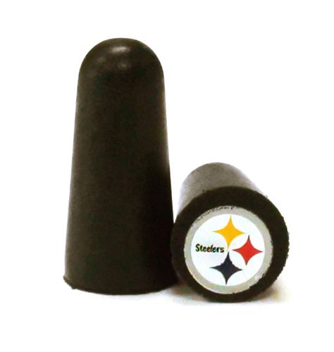 NFL Ear Plugs - Pittsburgh Steelers Foam Ear Plugs with NFL Team Colors ...