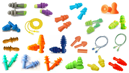 Reusable Industrial Ear Plug Trial Pack (16 Assorted Pairs) - Ear Plug ...