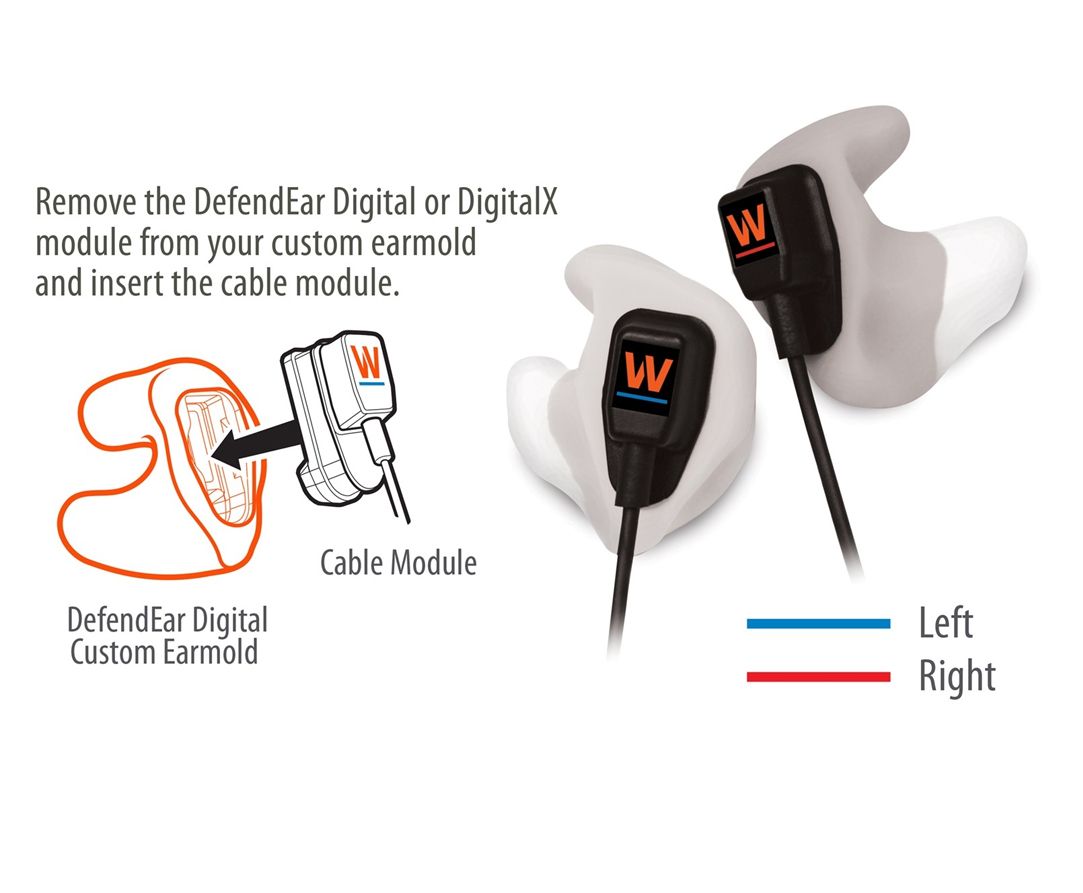 Westone DefendEar Digital Bluetooth Cable 64109 - Westone DefendEar