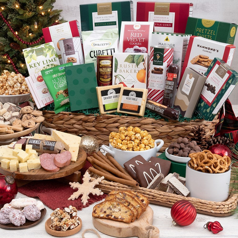 Christmas Snack Jumbo Gift Basket