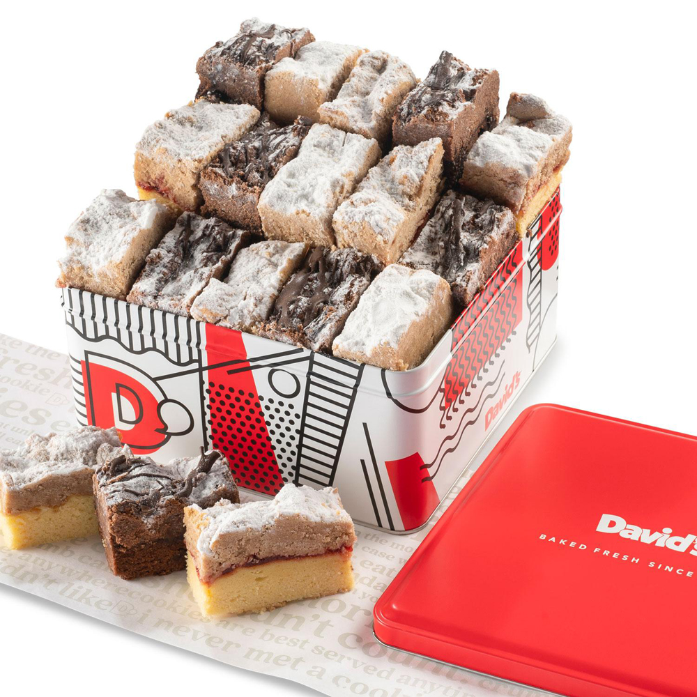 David's Cookies Assorted Crumb Cakes - 14 pc