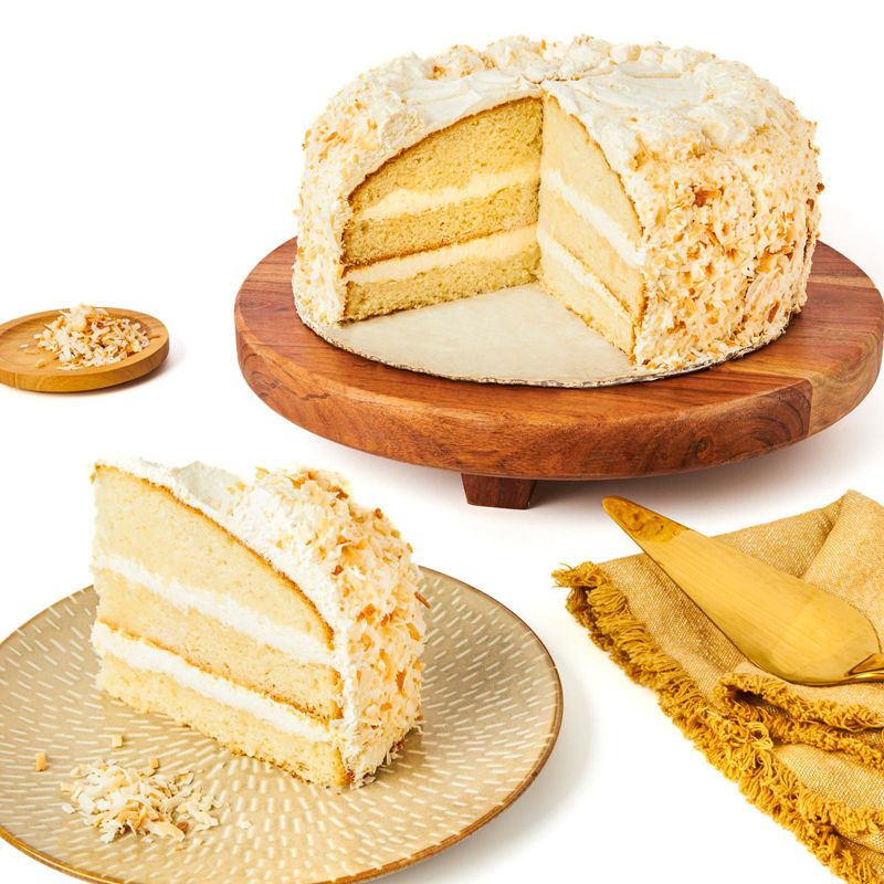 David's Cookies Coconut Cloud 10 Inch Layer Cake