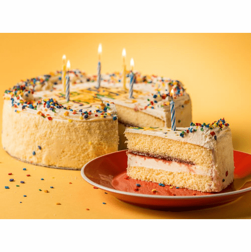 David's Cookies Vanilla Birthday Cake 10"