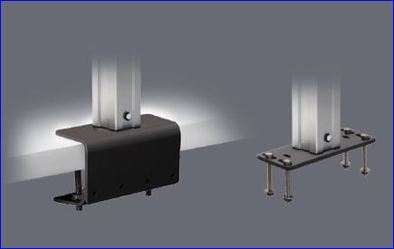 BILD TRIPLE MULTI-MONITOR STAND SUPPORT THREE MONITOR SIDE BY SIDE IN ...