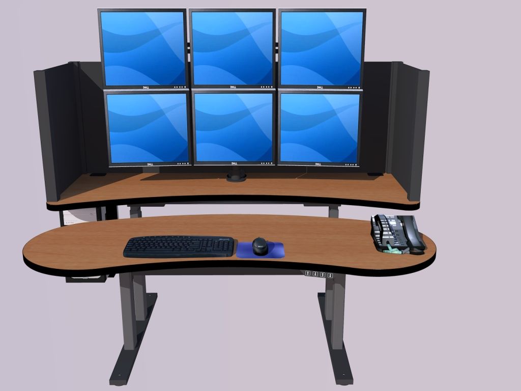 Control Room Desk | A Durable and Ergonomic Solution for Your Computer ...