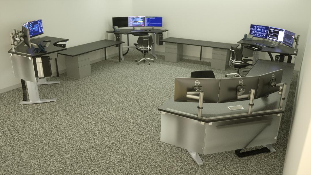 CONTROL ROOM DESKS. ITEM #EHOMEFAA