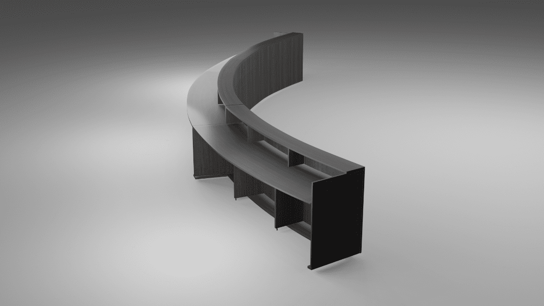 Council Chambers Desk | Dias Furniture | Seats 7