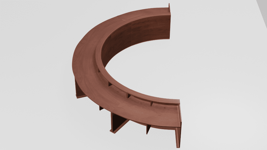 Council Chambers Desk | Dias Furniture | Seats 12 | Near Me