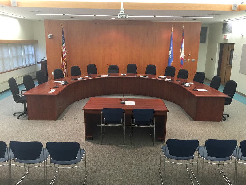 Dais Council Chambers Furniture Seats 9-10 | Social Distancing Panels