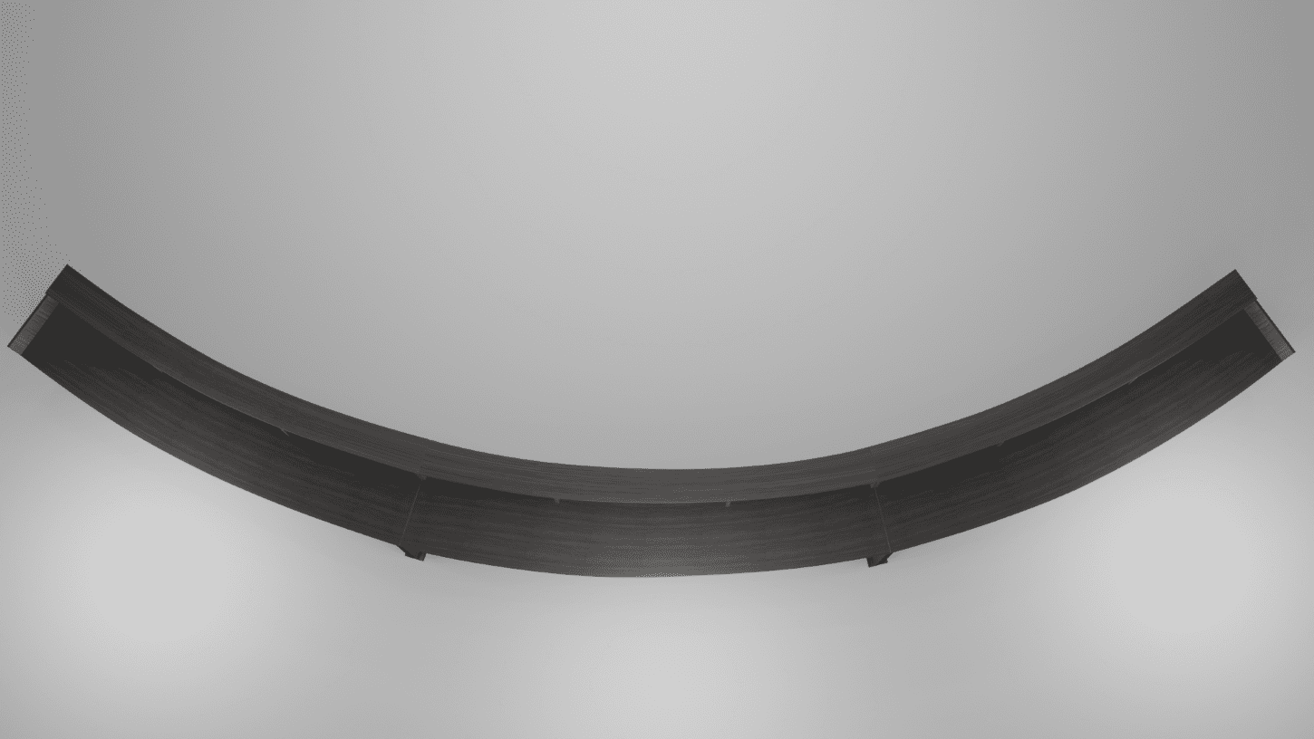 Council Chambers Desk | Crescent Shaped | Ergonomichome.com | TX