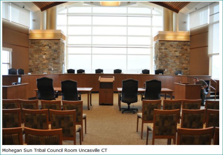 Council Chamber Dais Furniture Desk | Seat 6-7 | Social Distancing Panels