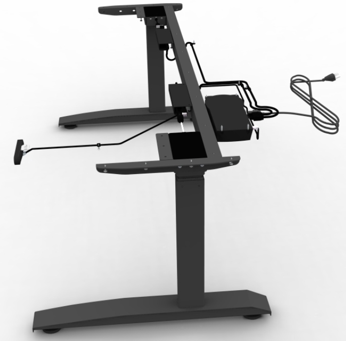 Dual height-adjustable base