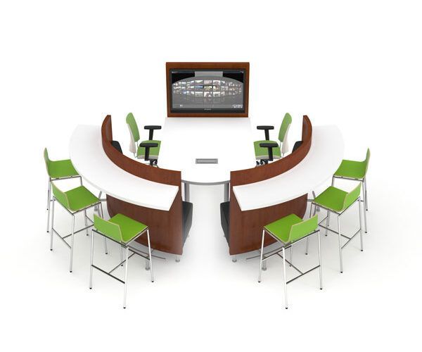 Modern Library Media Stations with Flexible Tech Integration: Elements ...