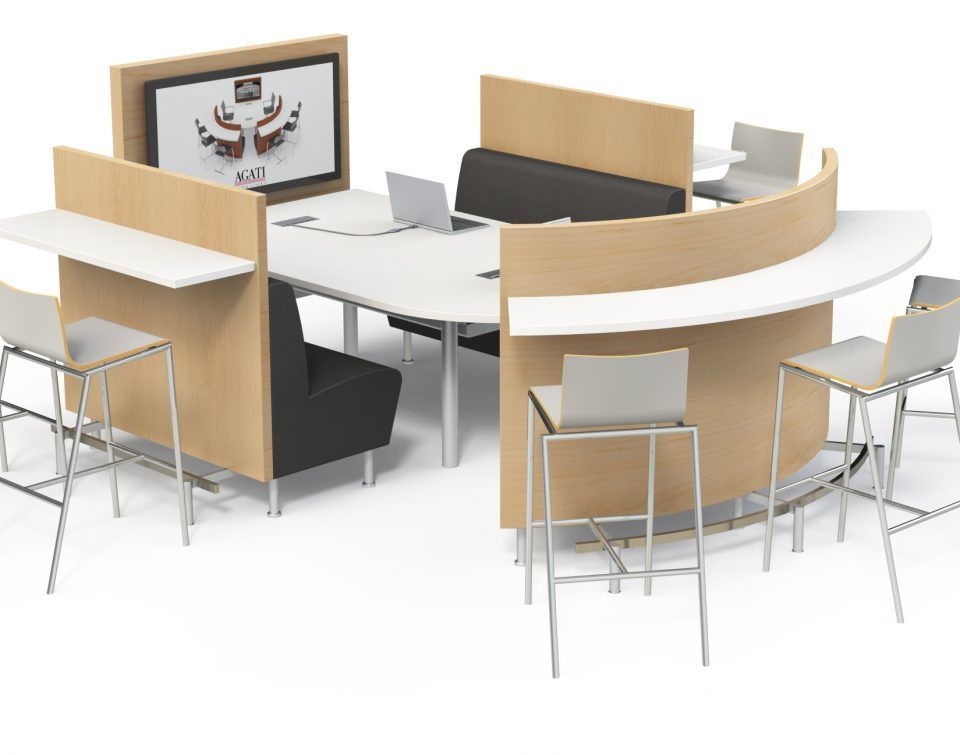 Modern Library Media Stations with Flexible Tech Integration: Elements ...