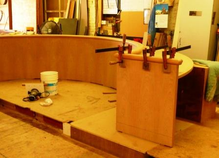 Council Chambers Dais Desk Seats 12 | Social Distancing Panels