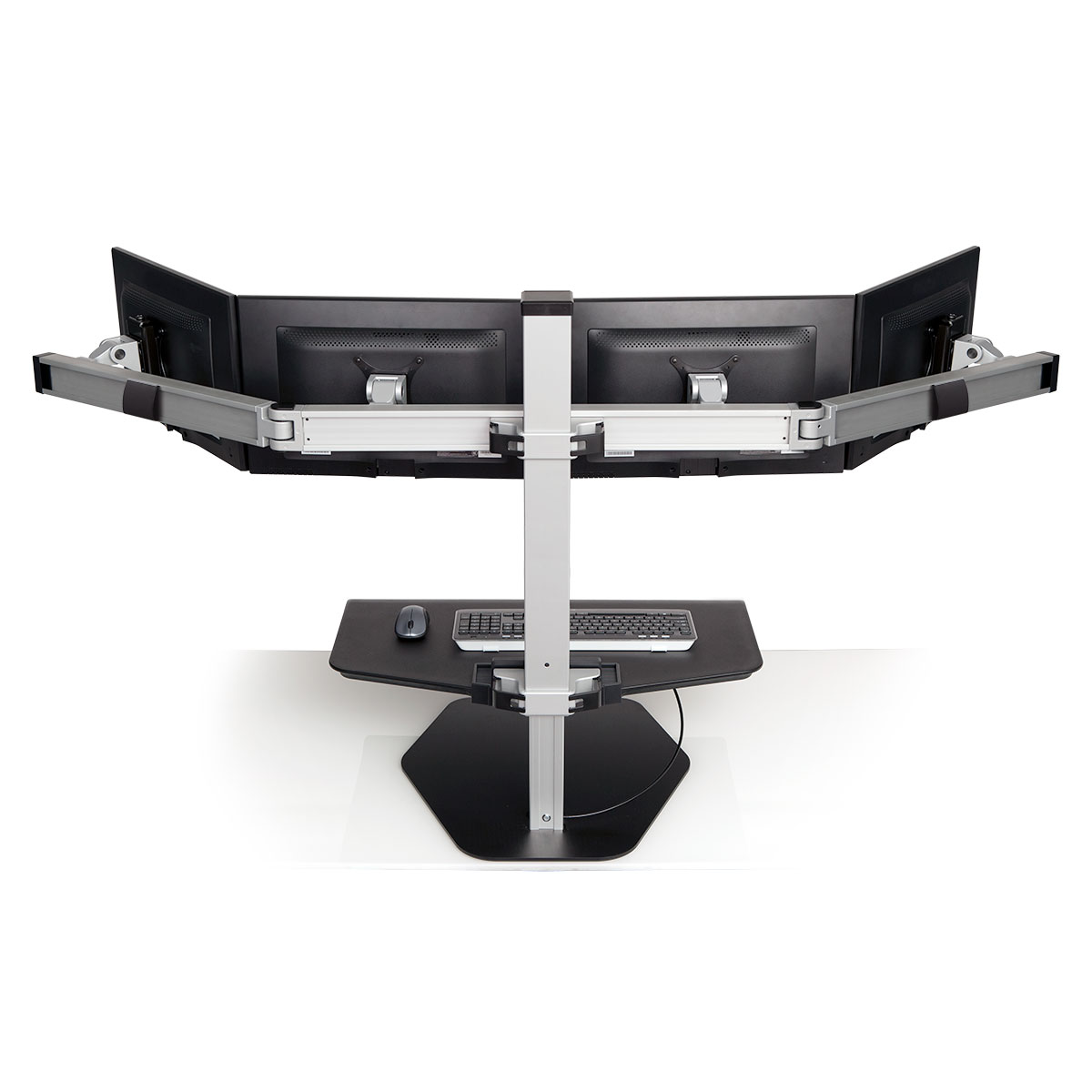 WINSTON WORKSTATION® QUAD WITH COMPACT WORKSURFACE