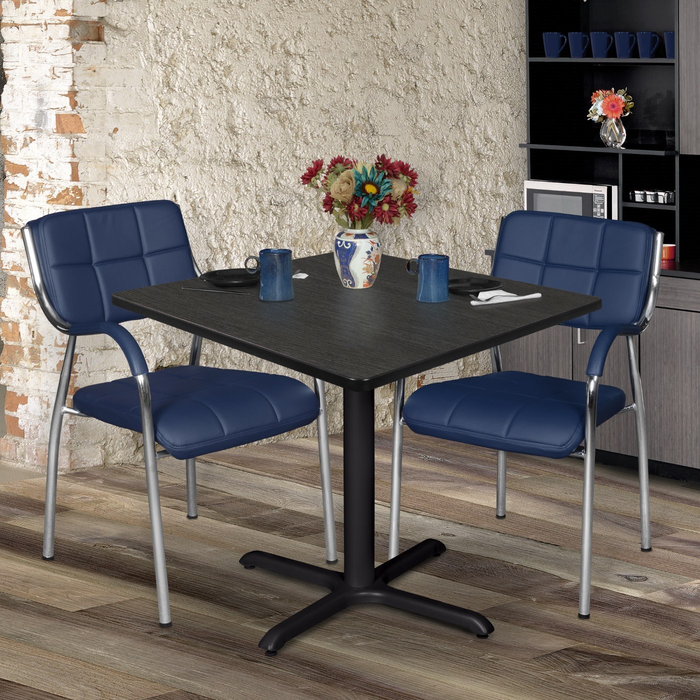 tb4242ag | Large 42 in. Square X-Base Breakroom Table- Ash Grey | FREE ...