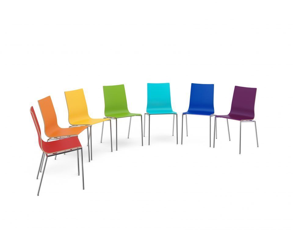 Affordable Modern Stackable Chairs with Lumbar Support | Sensi Pull-Up ...