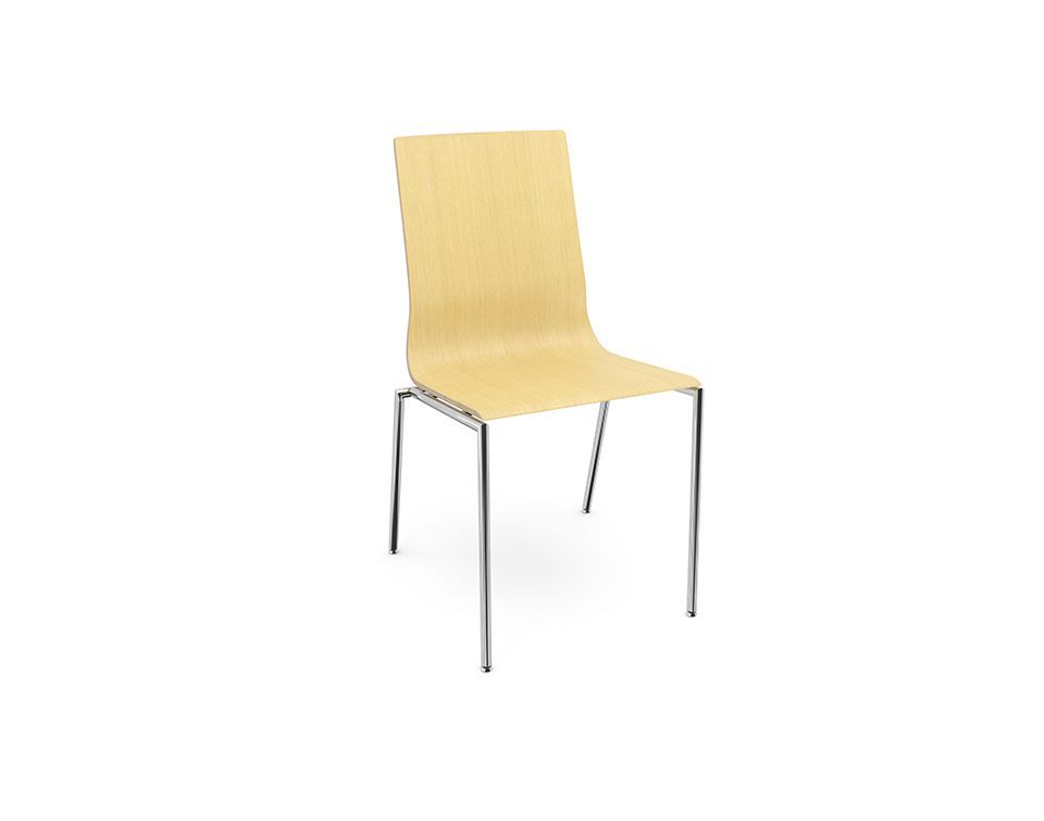 Stackable Wood Chairs with Lumbar Support for Modern Spaces | Sensi ...