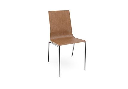 Stackable Wood Chairs with Lumbar Support for Modern Spaces | Sensi ...