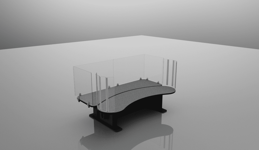 SOCIAL DISTANCING ACRYLIC PANELS MODEL A