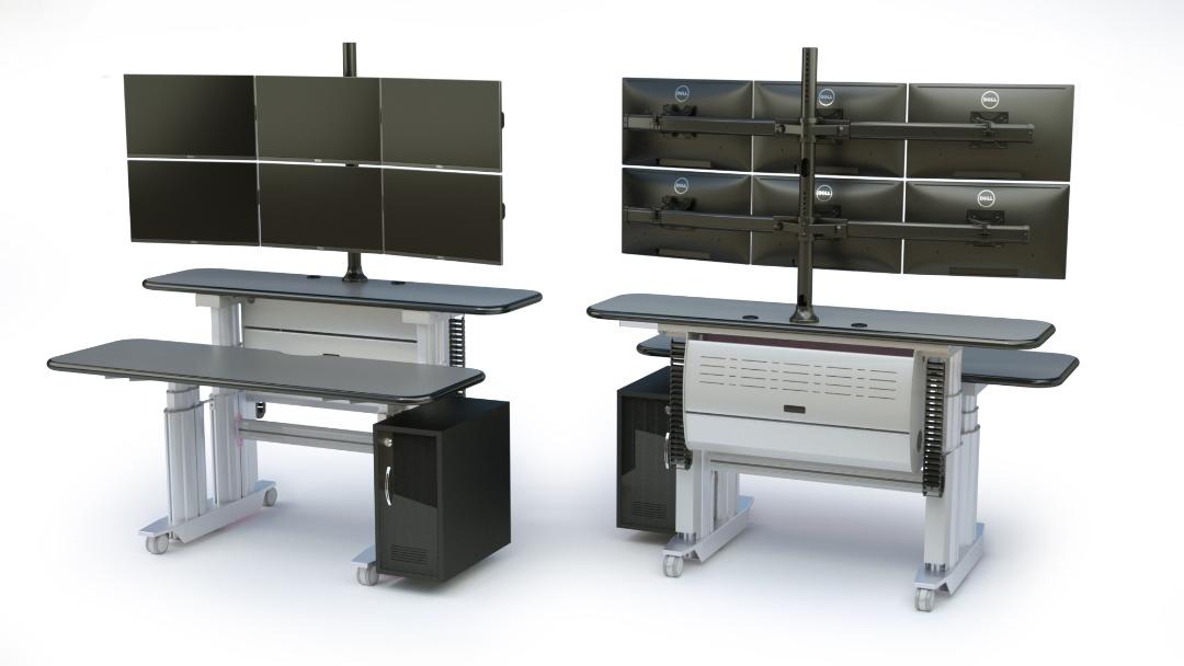 CUSTOM CONTROL ROOM CONSOLE #ERGO-14260.