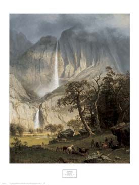Albert Bierstadt Cho Looke The Yosemite Fall 1864 Art Print