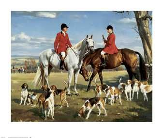 Andre Pater - Meet - Fox Hunting Print