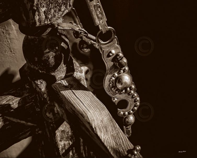 Barry Hart - Spanish Spade Bit - Western Print