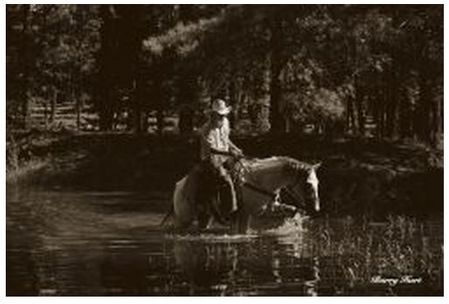 Barry Hart - The Lost Cowboy - Western Print - Canvas Options