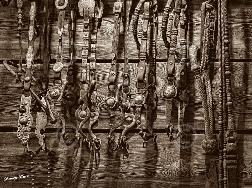 Barry Hart - Tools of the Trade (Sepia) - Western Print