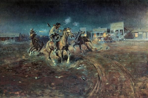 Cowboy Shooting Up