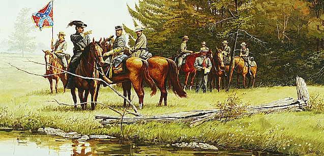 Dale Gallon - Secure the Crossing - Civil War Print